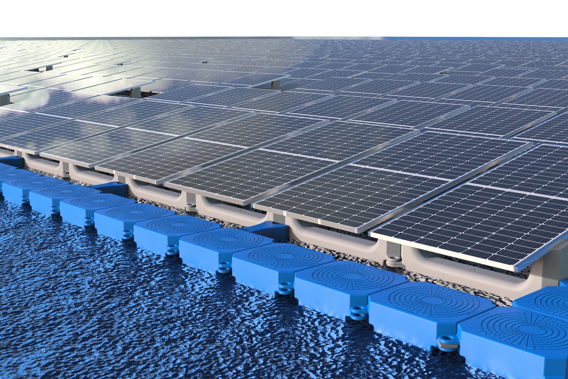 Floating Solar Panel Mount — Pioneer Plastics