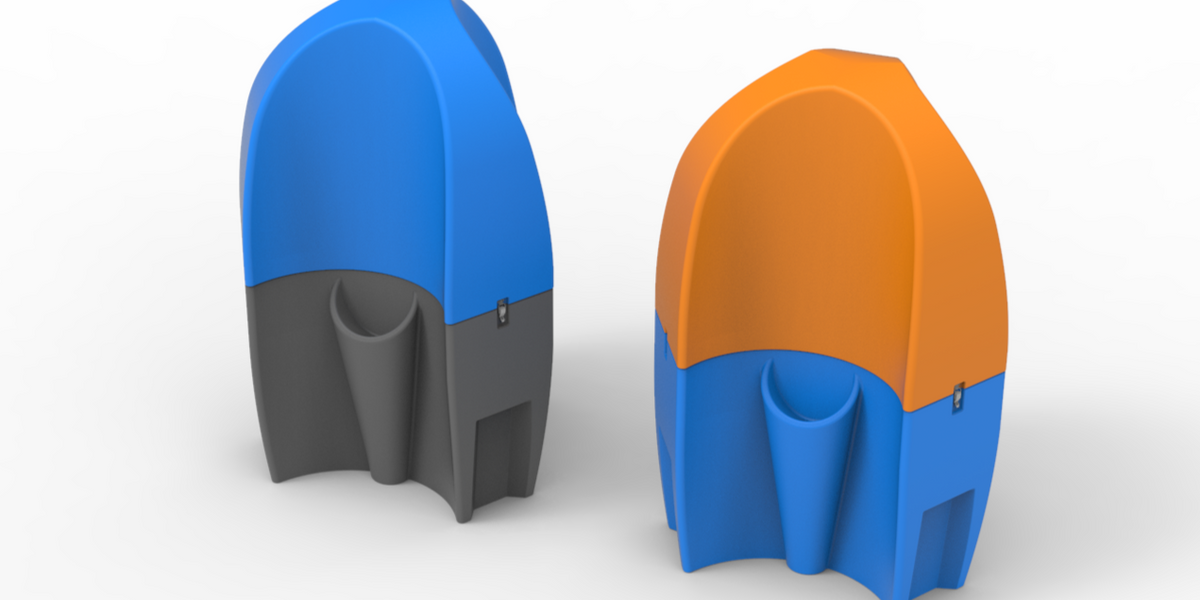 3 Station Urinal | Portable Toilet | Portable Urinal — Pioneer Plastics