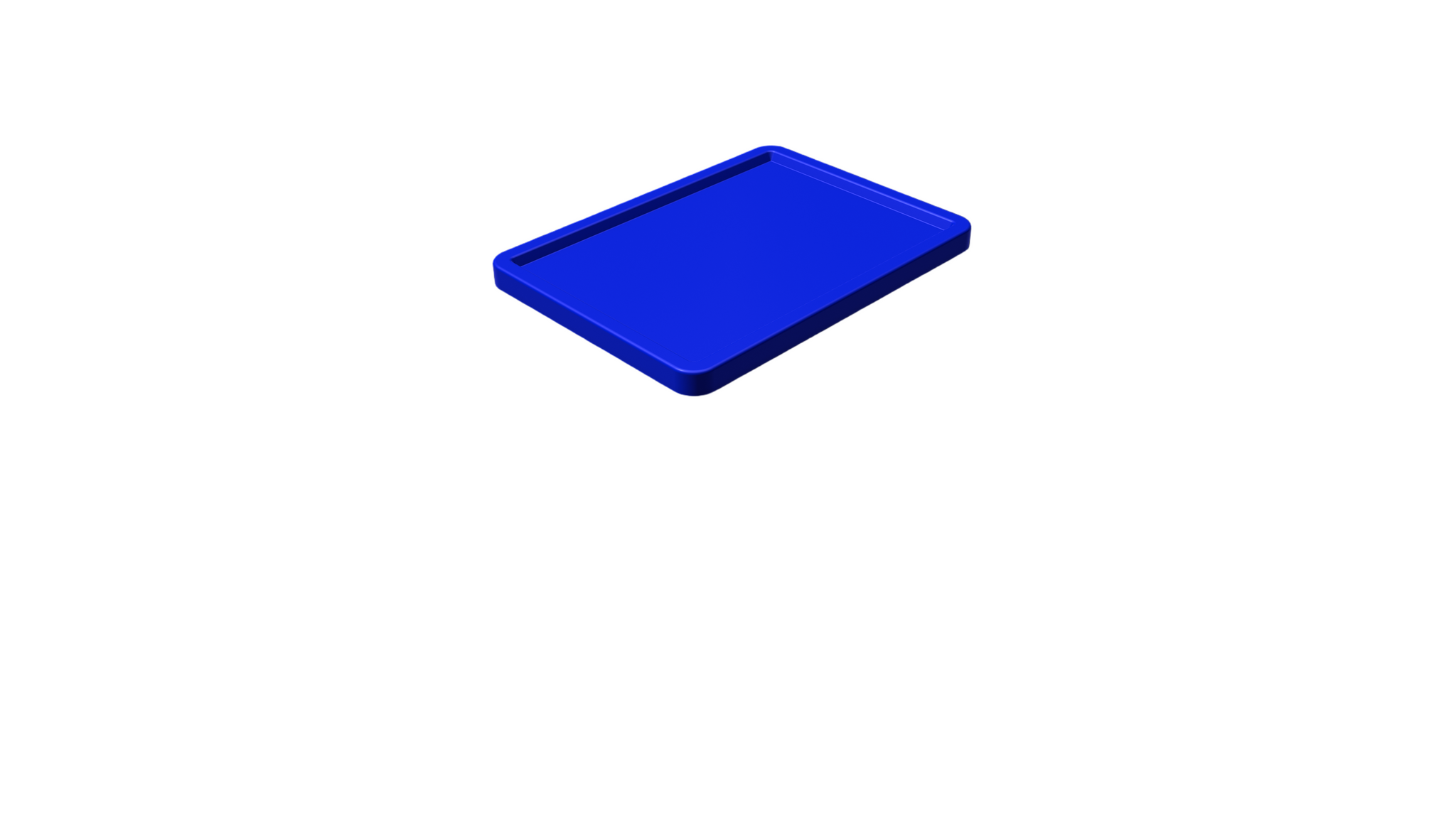 Plastic Nesting Bin with Rectangular Flange — Pioneer Plastics