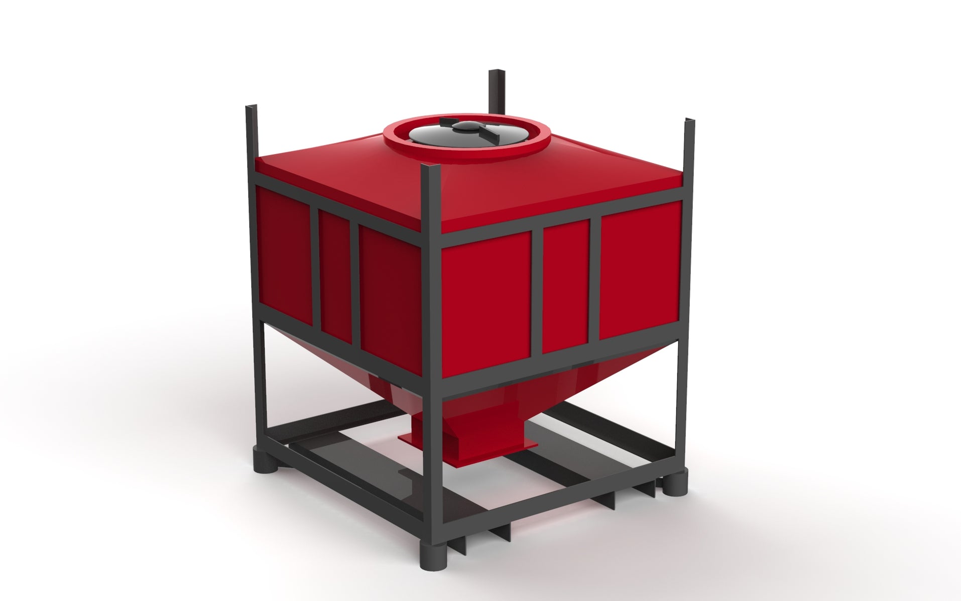 1200L Liqua Flow Bin — Pioneer Plastics
