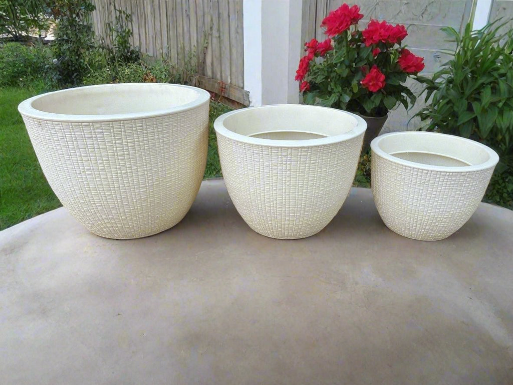 Poly Deco Flower Pots — Pioneer Plastics
