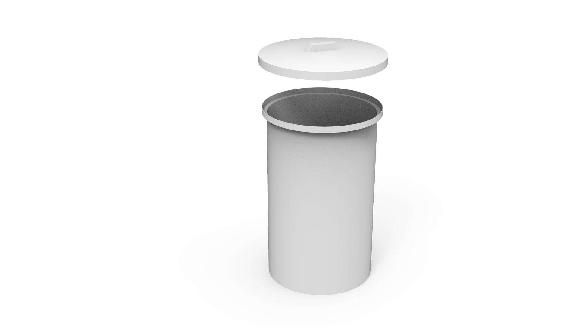200L Round Drum With Loose Fitting Lid (RD0200) | Round Plastic Drums ...