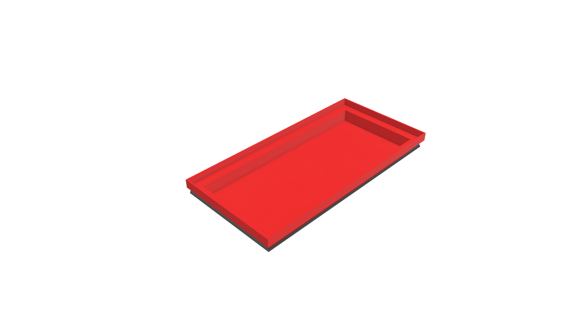 Rectangular Flange Bin (RF) 450L X 200W X 100H — Pioneer Plastics