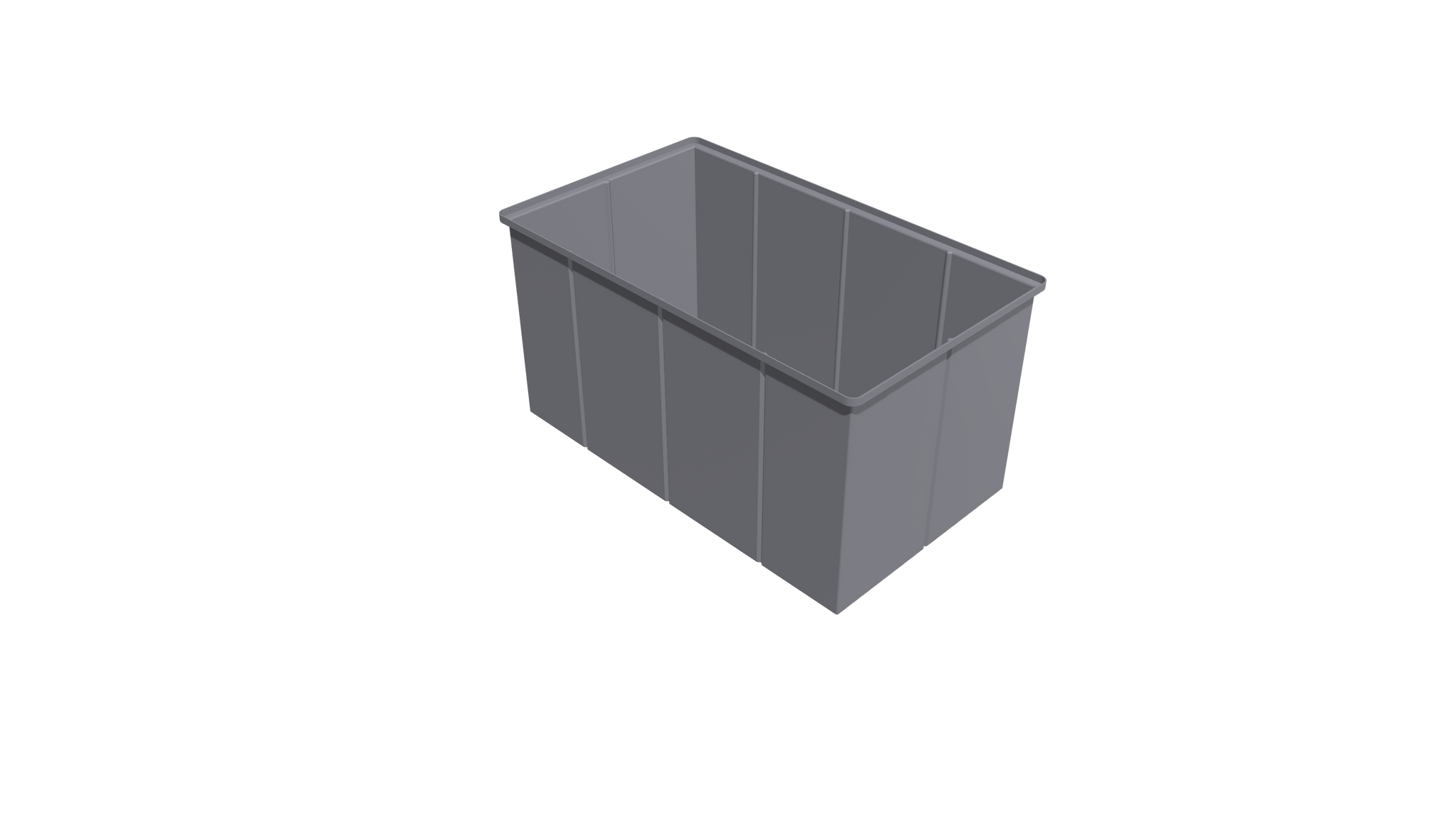 Plastic Rectangular Bins with Rectangular Flanges — Pioneer Plastics