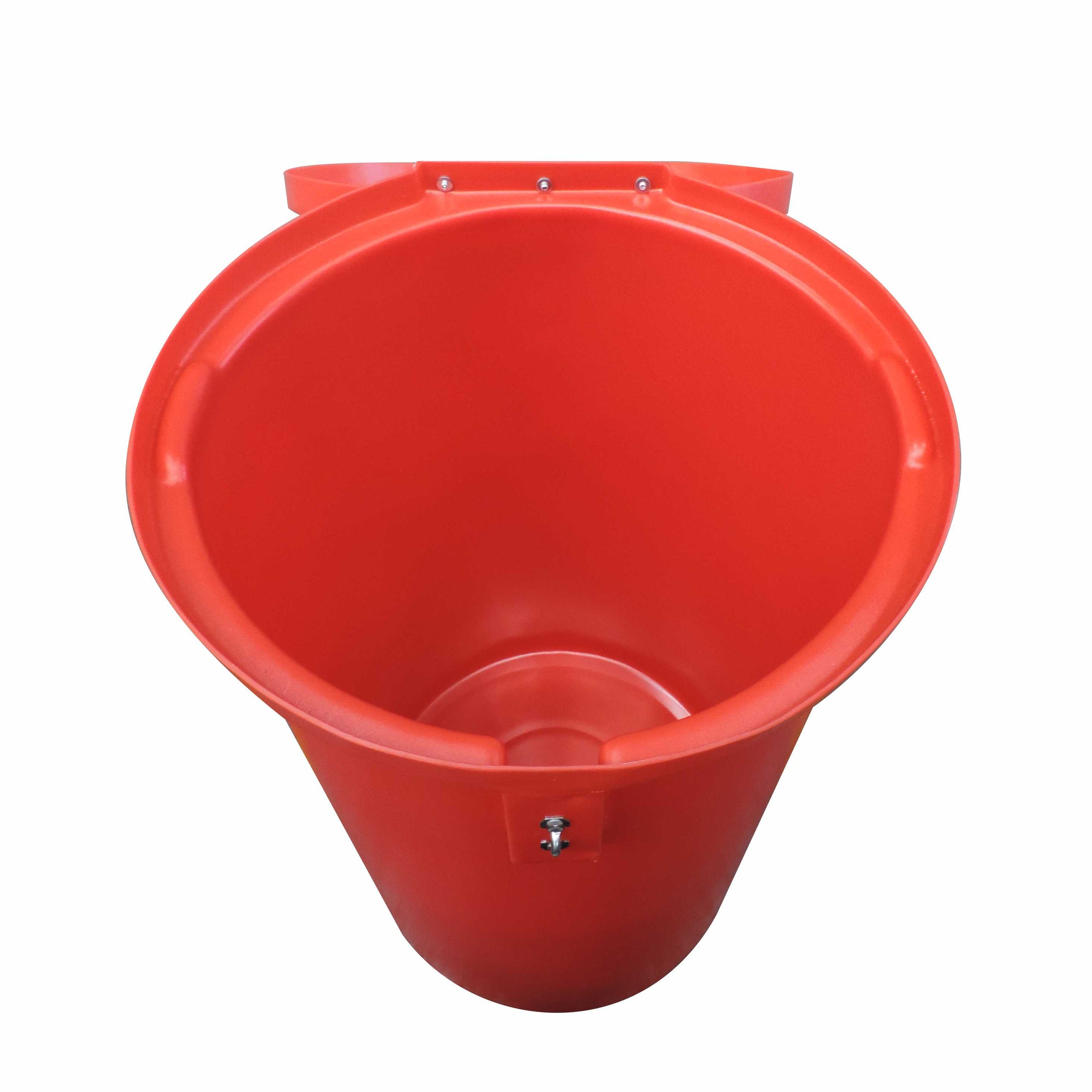 100L Round Medical/Hazardous Waste Bin — Pioneer Plastics
