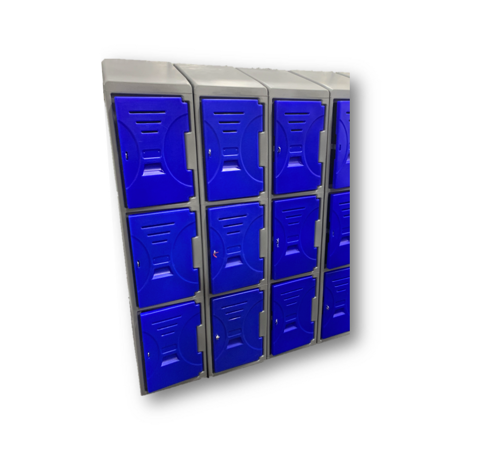 3 Tier Plastic Locker — Pioneer Plastics