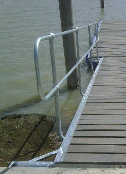 Jetty Handrail — Pioneer Plastics