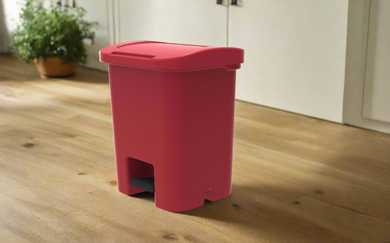 50L Pedal Bin | Plastic Pedal Bins | Office Pedal Bins — Pioneer Plastics