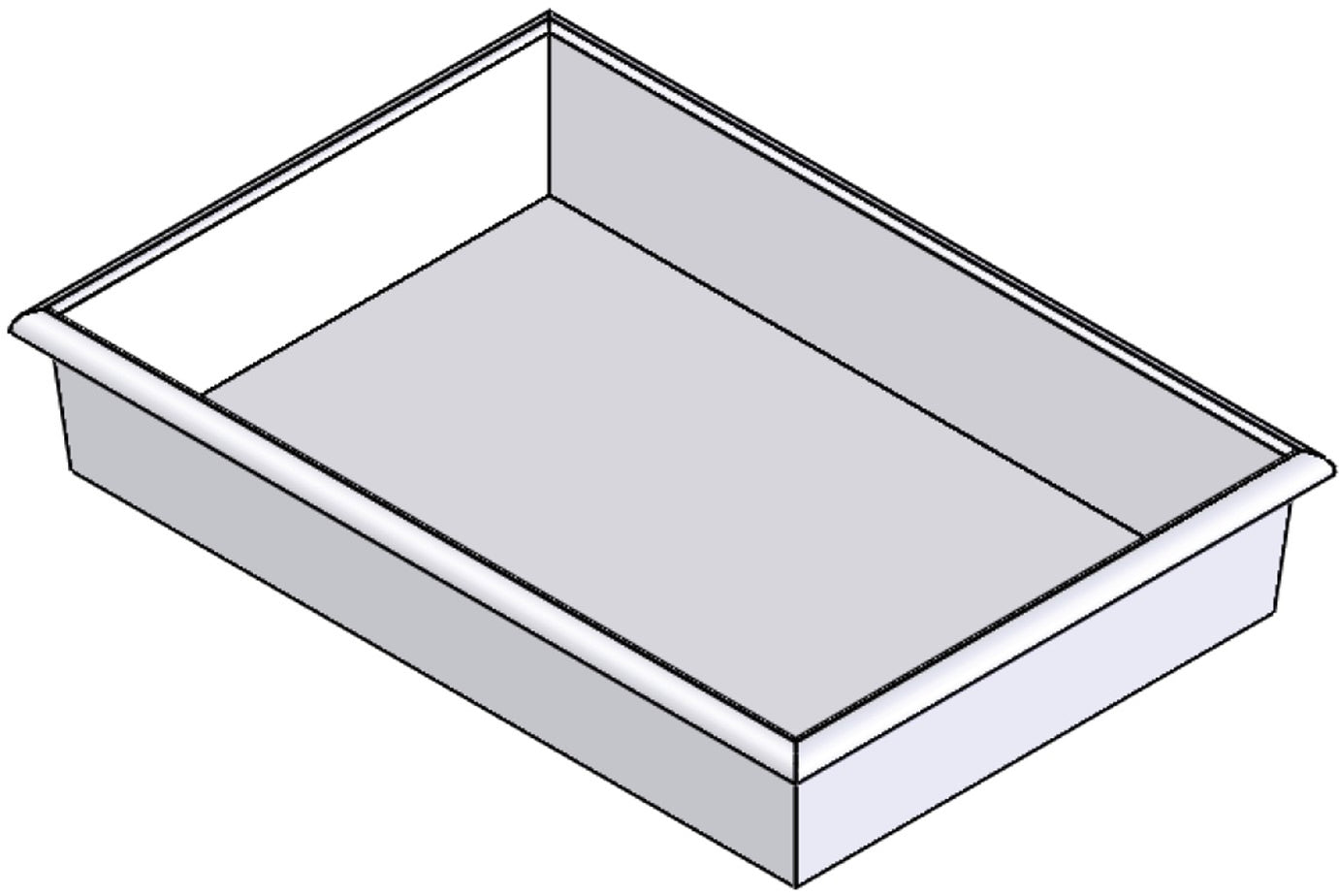 Plastic Nesting Bin With Roll Over Flange (NRO) — Pioneer Plastics