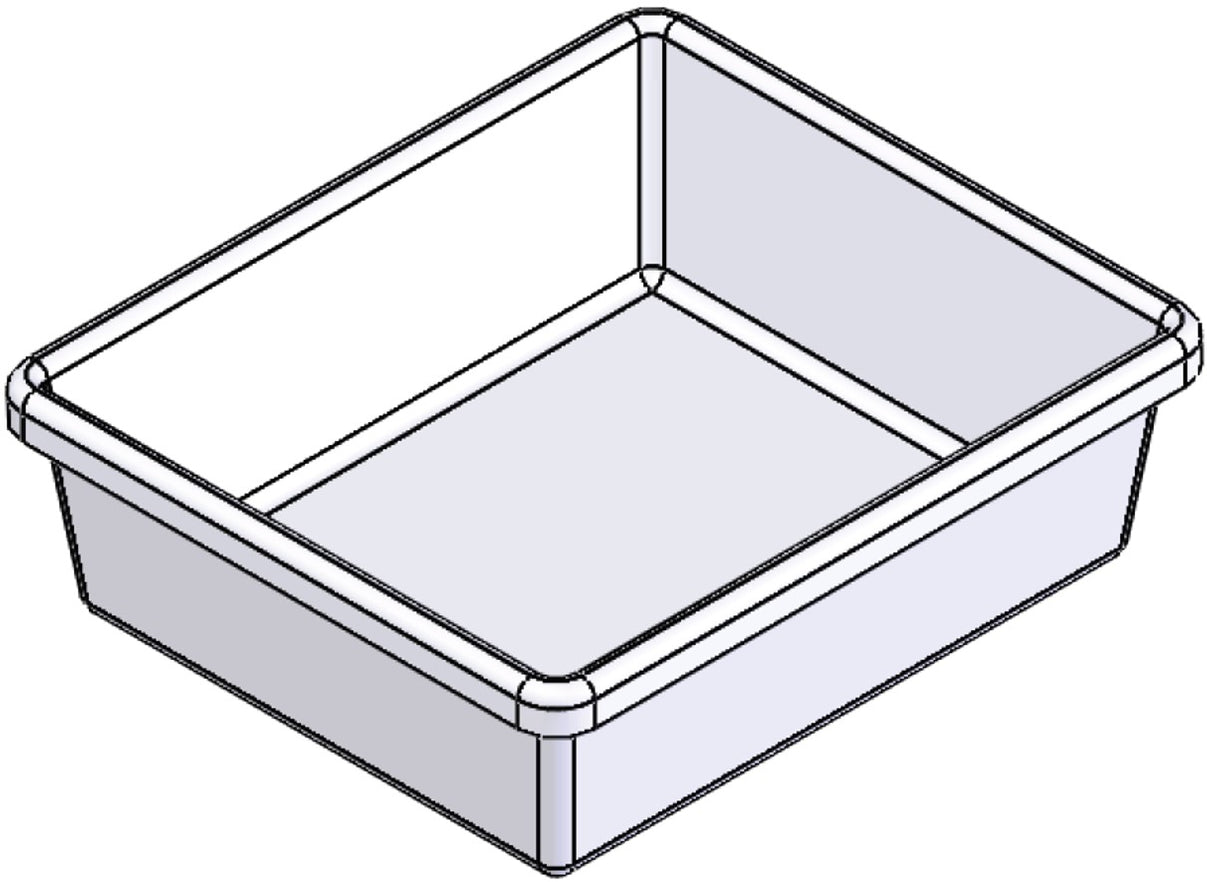Plastic Nesting Bin With Roll Over Flange (NRO) — Pioneer Plastics