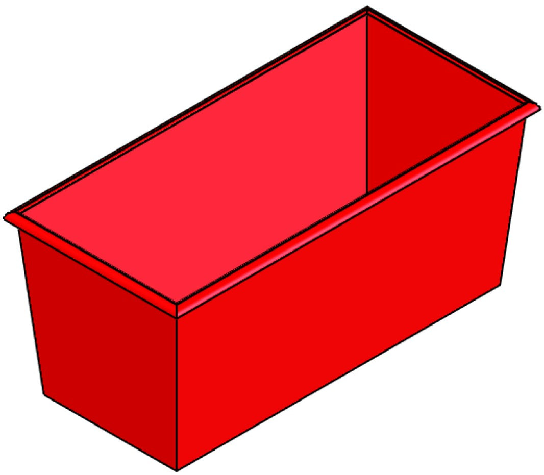 Plastic Nesting Bin With Roll Over Flange (NRO) — Pioneer Plastics